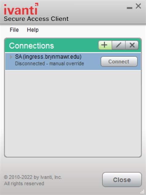 Ivanti Secure Vpn Off Campus Access Ask Athena