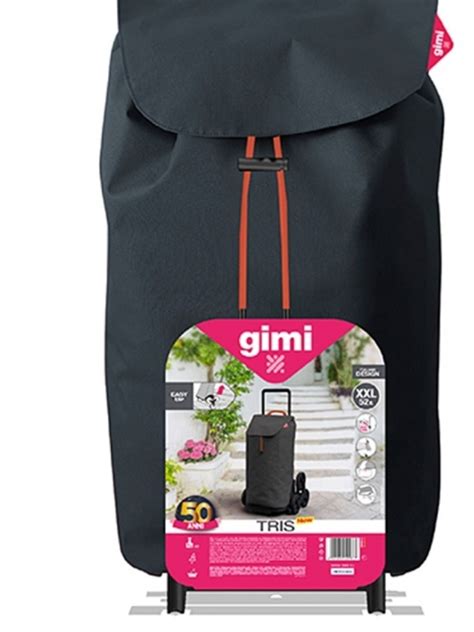 Сумка-тележка Gimi TRIS New grey трехколесная купить недорого
