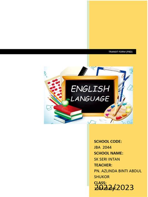 Performance Standards Guide For English Year 1 Pdf Word Written