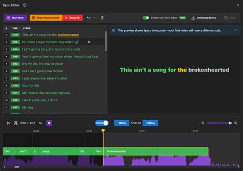 Adding Syllable Level Timings To Your Lyrics Mykaraoke Video