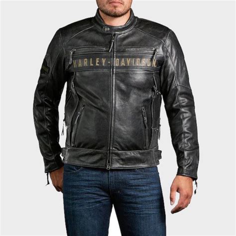 Mens Passing Link Harley Davidson Leather Jacket