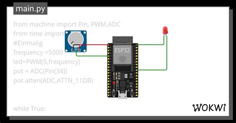 Aufgabe Potentiometers Copy Wokwi Esp32 Stm32 Arduino Simulator