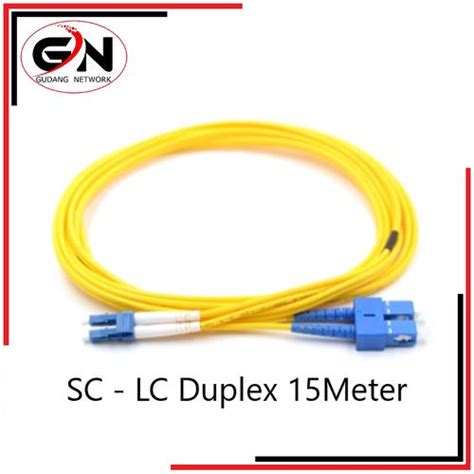 Jual Sc Lc Patchcord Fiber Optic Duplex Singlemode 5 Meter Jakarta
