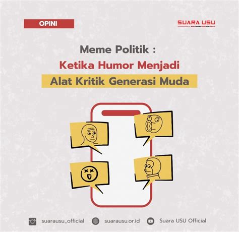 Meme Politik Ketika Humor Menjadi Alat Kritik Generasi Muda Suara Usu