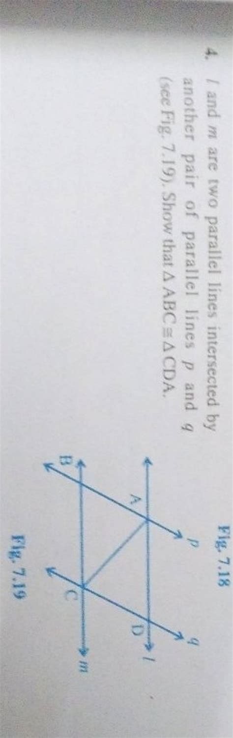 4 i and m are two parallel lines intersected by another pair of parallel