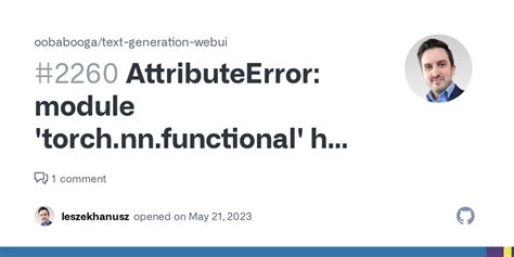 AttributeError Module Torch Nn Functional Has No Attribute Scaled