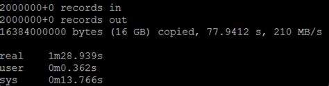 quickly testing disk speed with dd · the zedt