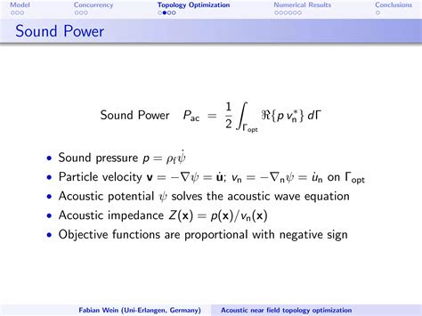 Acoustic Near Field Topology Optimization Of A Piezoelectric Loudspeaker Pdf