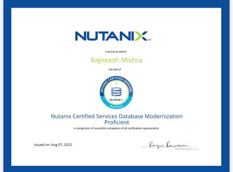 Rajneesh Mishra On Linkedin Ndb Era Certification Databaseadministration