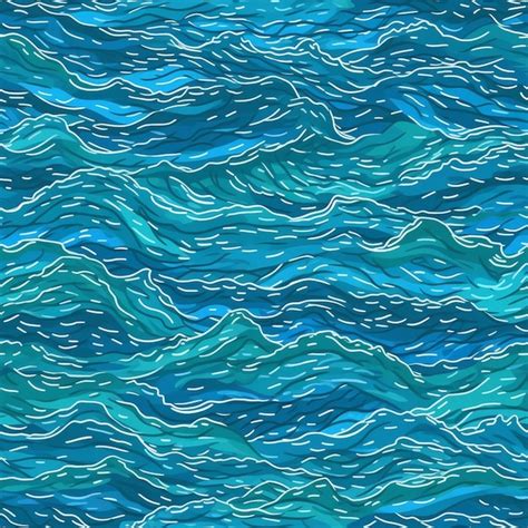 Premium Photo Sea Wave Pattern Geometric Shape Background Premium Photo Sea Wave Pattern Geometric Shape Background