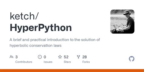 GitHub Ketch HyperPython A Brief And Practical Introduction To The Solution Of Hyperbolic