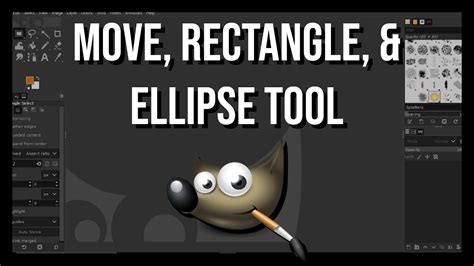GIMP Tutorial 2 Move Tool Rectangle Select Tool And Both Its Types