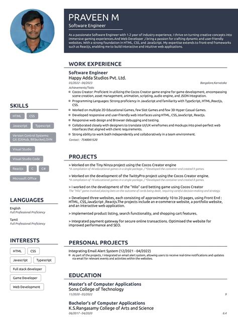 Praveen M Software Engineer Srisattva Group