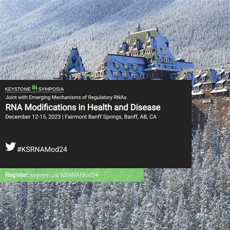 Rna Modifications In Health And Disease Keystone Symposia Digital