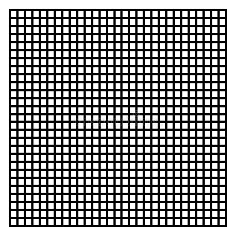 Grid Mesh Intersecting Lines Isolated On White Stock Vector