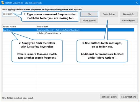 Quickpick Window — Simplyfile Documentation