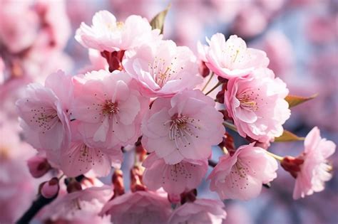 Premium Ai Image Beautiful Sakura Flowers