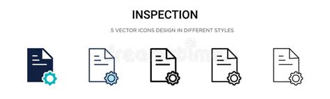 Inspection Line Illustration Icon On White Background Stock Illustration Illustration Of