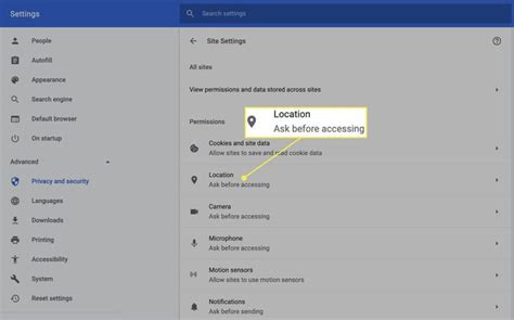 Allow Or Deny Access To Your Physical Location Settings