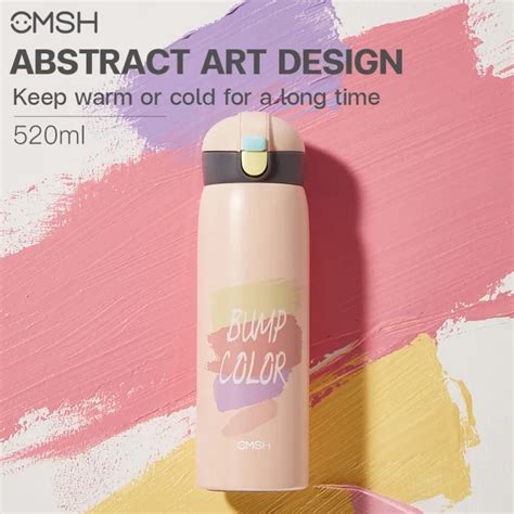 Cmsh Thermos Flask 520ml Sus304 Stainless Steel Keep Cold Colourful
