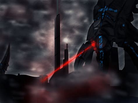 Reapers Attacking Earth Mass Effect 3 By Milleniavalmar On Deviantart