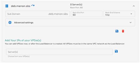 Create And Manage Vpsie Load Balancer Vpsie Tutorials