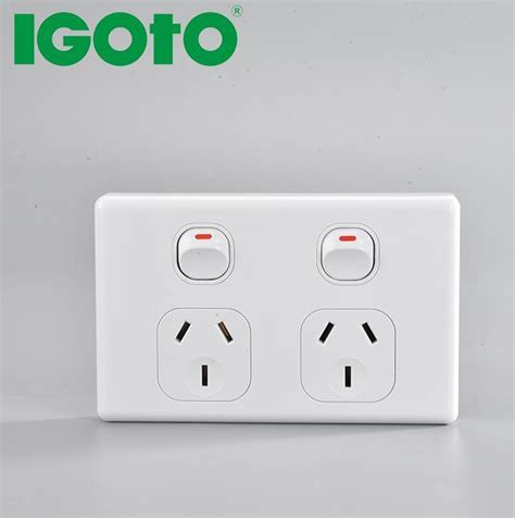 Igoto Factory Ds315 Saa Certificate Australia New Zealand Standard Wall Socket 10a 15a Clipsal