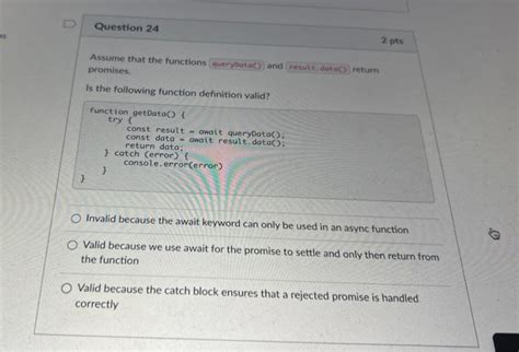solved assume that the functions promises is the following