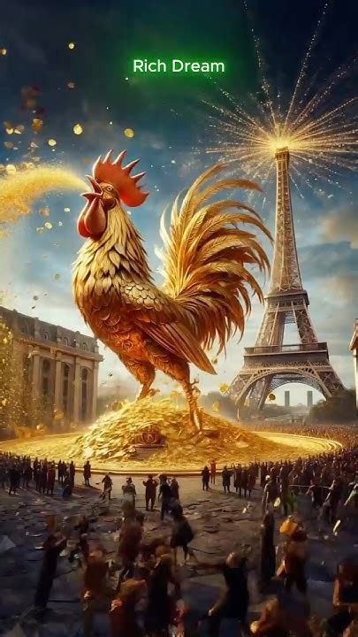 에펠탑 황금수탉 실컨 보시고 부자되세요~ Shorts Youtube