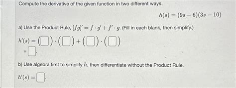 Solved End Array B use Algebra First To Simplify H Solved End Array B use Algebra First To Simplify H