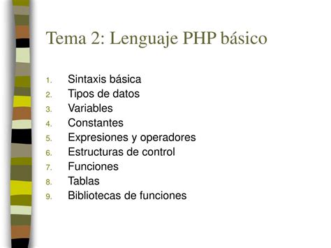 ppt desarrollo de sitios web con php y mysql powerpoint presentation
