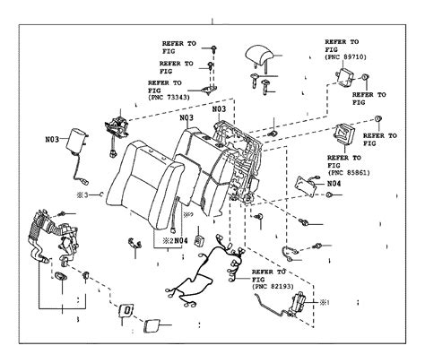 Lexus Ls 460 Back Assembly Rear Seat Right For 7148050v90c4 Haldeman Lexus Of Princeton