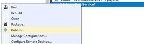 Deploy Worker Role Microsoft Azure Articles