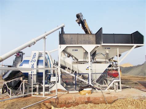 Automatic Batching Plant Reversible Pan 1 Construction Equipment