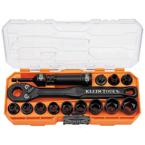 Knect™ 3 8 Inch Drive Impact Rated Pass Through Socket Set 15 Piece