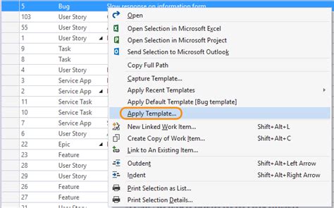 Azure Boards でテンプレートを使用して作業項目を更新する Azure Boards Microsoft Learn
