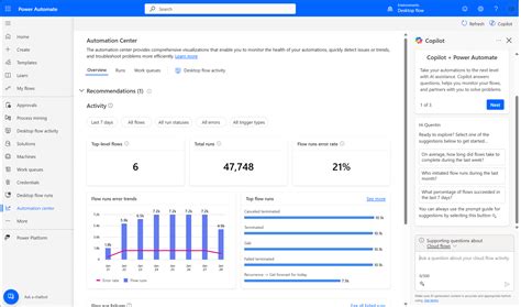 Use Copilot In Automation Center Power Automate Microsoft Learn