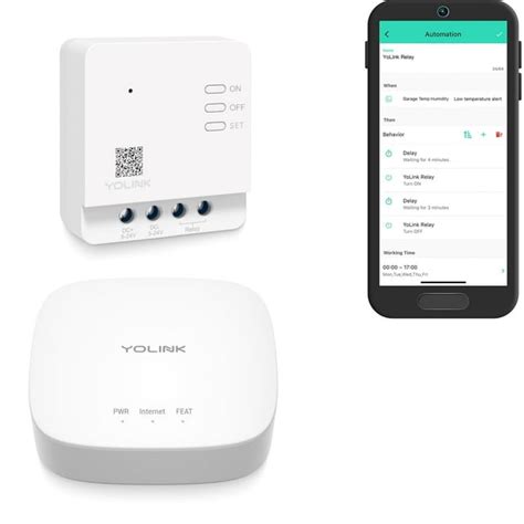 yolink relay yolink 1 4 mile super long range smart relay compatible