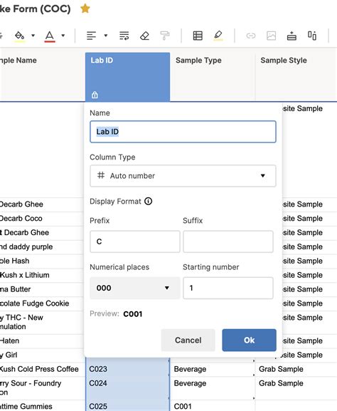 Trouble With Auto Number Column Type Shows Up Different In Cell Smartsheet Community