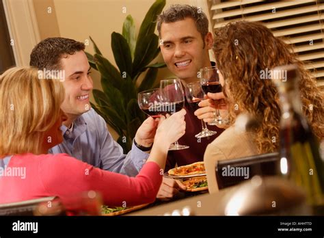 Making A Toast Stock Photo Alamy