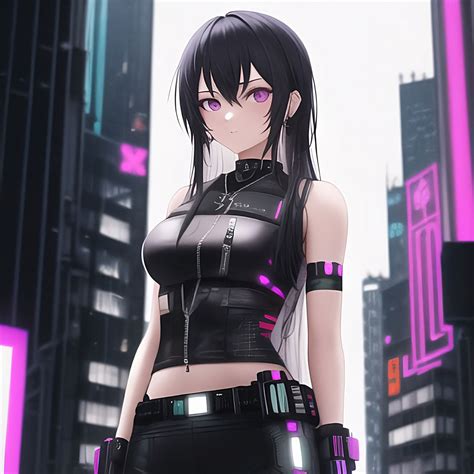 Cyberpunk Girl By Krzychumen On Deviantart