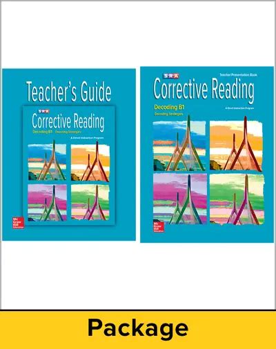Corrective Reading Decoding Level B1 Teacher Materials Package