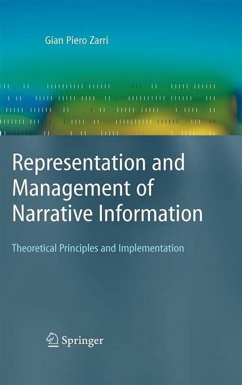 advanced information and knowledge processing representation and management of narrative
