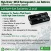 Imr Battery Best Flat Top Battery High Drain Rechargeable
