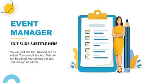 Event Management PowerPoint Template Google Slides