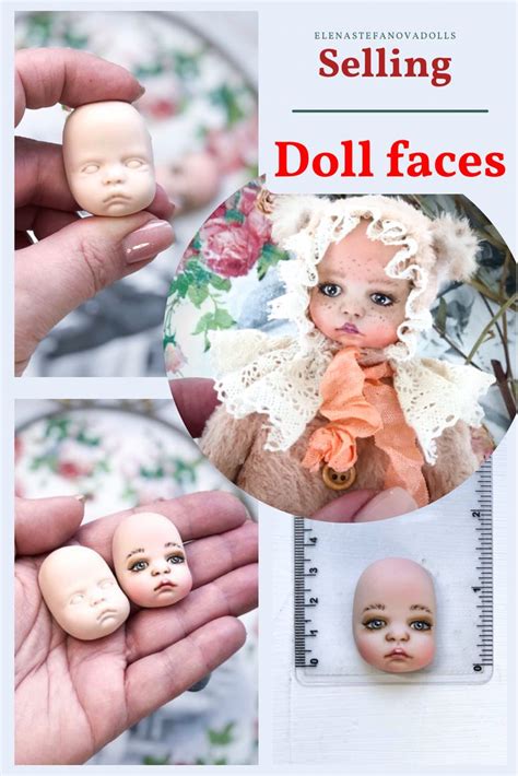 4 Doll Faces For Making Plush Doll By Elenastefanovadolls 1 Face That