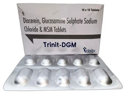 Diacerein Glucosamine Sulphate Sodium Chloride Mms Tablet 750mg At ₹ 1900 Box In Patiala