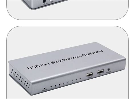 USB Synchronous Controller 8 Port KVM Switch For Computers