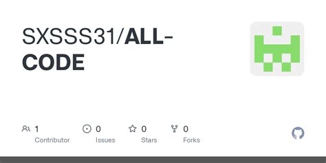 Github Sxsss31all Code