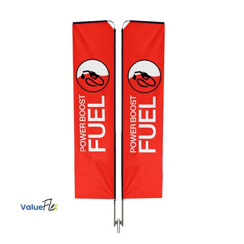 Valueflex Telescopic Banner 4m Double Sided Complete National Flag